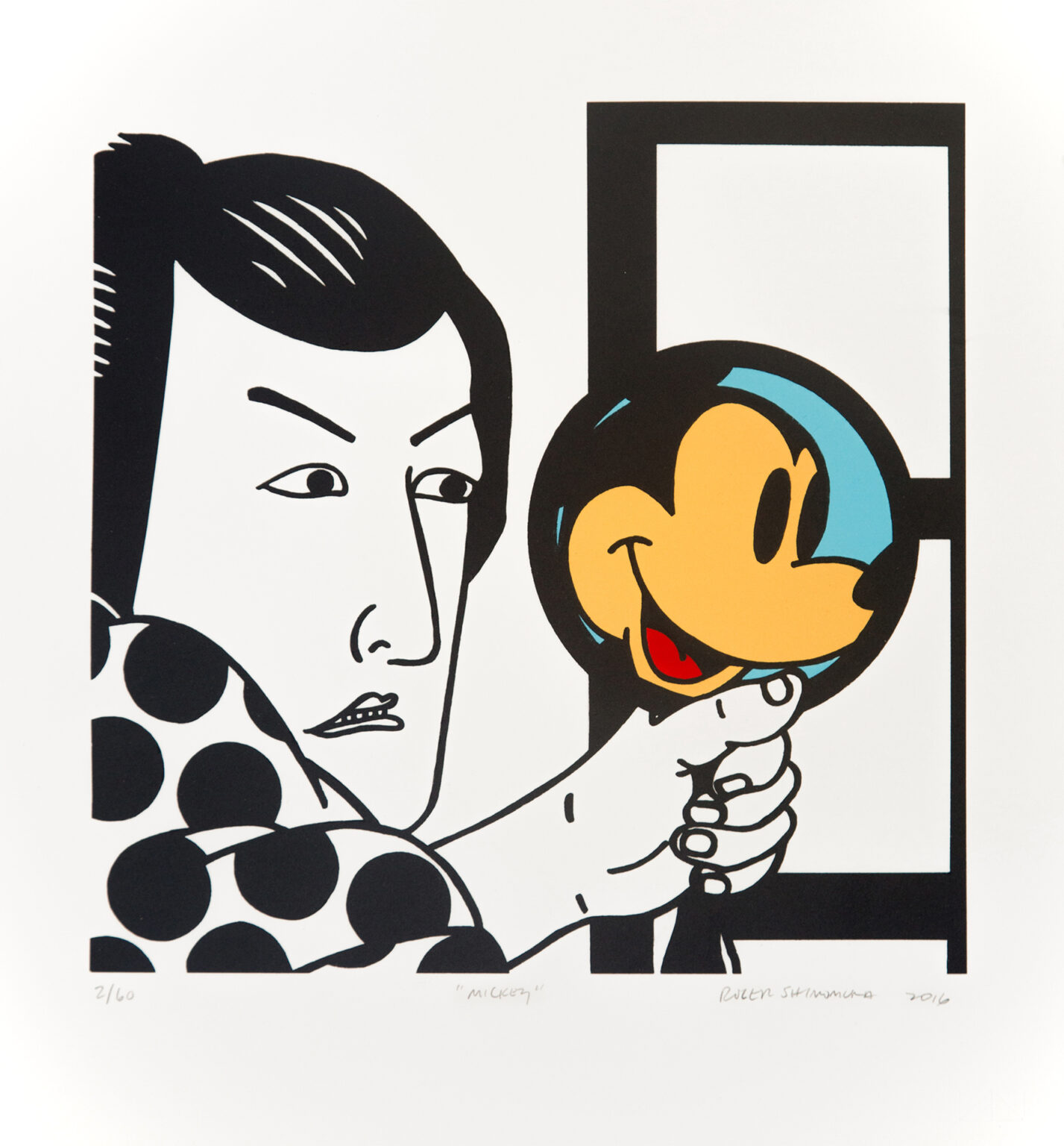 Roger Shimomura – Mickey, 2016 – The Lawrence Lithography Workshop and ...